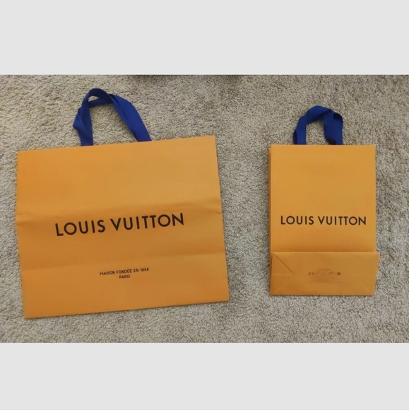 Louis Vuitton | Bags | Louis Vuitton Authentic Paper Shopping Bag ...